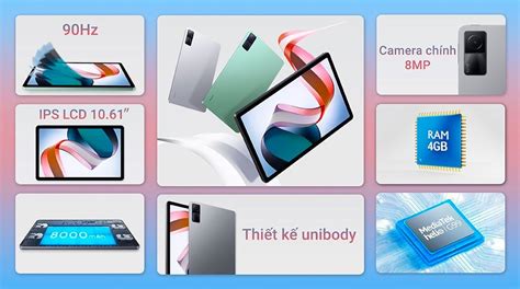 Xiaomi Redmi Pad Gb Gb Ch Nh H Ng Gi R C Mua Tr Ch M