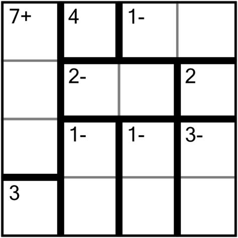 Calcudoku Puzzle Genius