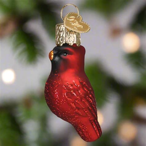 Mini Red Cardinal Ornament By Old World Christmas Montana T Corral