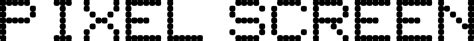 Pixel Screen Font Light Font