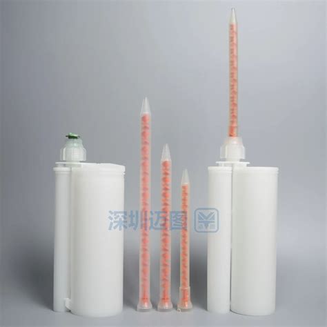 Mchx08 24t Sulzer Mixpac Mixer Plastic Static Mixer Stepped Tip Orange Mixer For 4 1 10 1 200