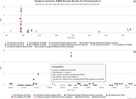 Chromosome And Annotation Level Manhattan Plots In Zbrowse This Plot