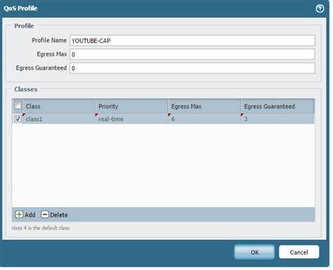 Security Qos On Palo Alto Firewall