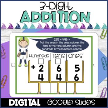 Adding Digit Numbers With Re Grouping Digital By Kinder Lake