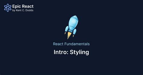 Intro Epic React By Kent C Dodds