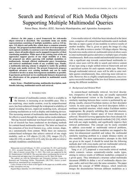 Pdf Search And Retrieval Of Rich Media Objects Supporting Multiple