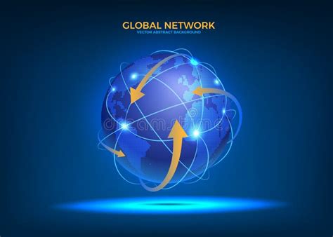World Globe Global Network Map Internet Connect Technology Satellite