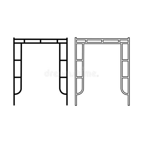 Scaffolding Icon Stock Vector Illustration Of Estate 291685512