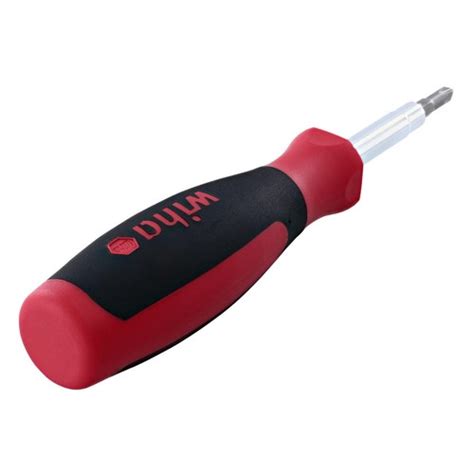 Wiha 6inone Multi Driver With Cushion Grip 4 Screwdriver And 2 Nut