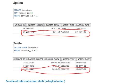 Solved Create A PL SQL AFTER Trigger To Do The Following Chegg Com