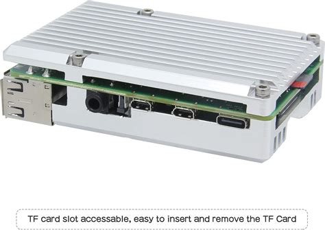 Buy Geekworm Raspberry Pi 4 Case Raspberry Pi 4 Armor Aluminum Alloy Passive Cooling Case