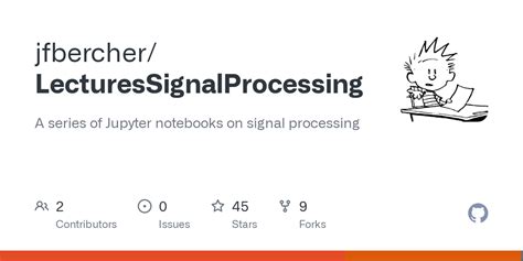 Github Jfbercherlecturessignalprocessing A Series Of Jupyter