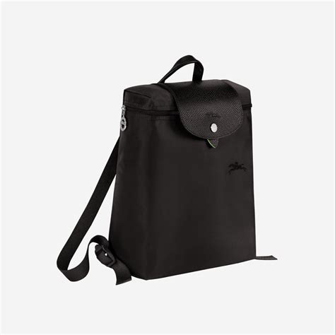 롱샴 르 플리아쥬 그린 M 백팩 블랙 Longchamp Kream