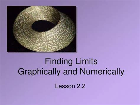 Ppt Finding Limits Graphically And Numerically Powerpoint