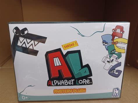 Original Alphabet Lore Mystery Plush Doll Alphabetic Letter Educational