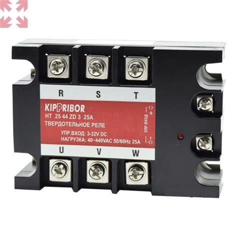 Трехфазное твердотельное реле HT-1044.ZA2, 10A, 90-250V AC — купить ...