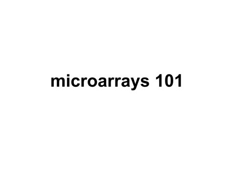 Computational Approaches To Cell Cycle Analysis Cell Cycle Microarray