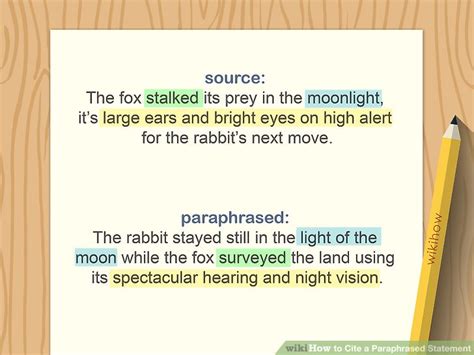 3 Ways To Cite A Paraphrased Statement Wikihow