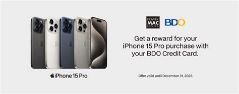 Bdo Promo Power Mac Center