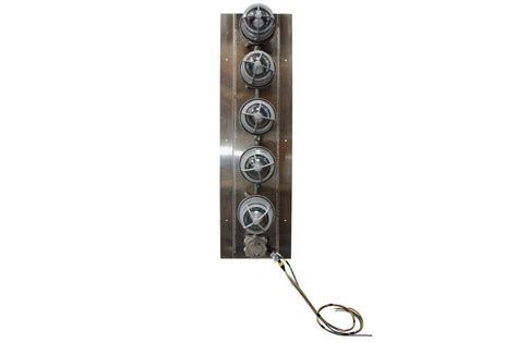 Larson Electronics Explosion Proof Stack Light With 5 White Lamps Class 1 Div 1 Class 2 Div