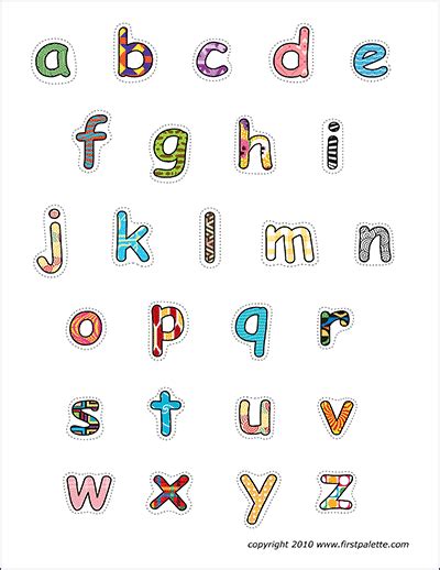 Alphabet Lower Case Letters Free Printable Templates And Coloring Pages