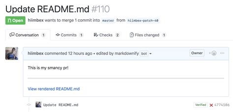 GitHub Hiimbex Markdownify A Probot App That Adds Links Of Edited Markdown Files To Pull Requests