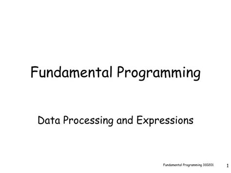 PPT Fundamental Programming PowerPoint Presentation Free Download ID 2625868