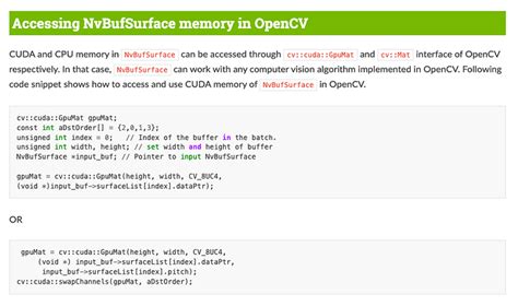 Sigsegv When Accessing Nvbufsurface With Opencv Deepstream Sdk Nvidia Developer Forums