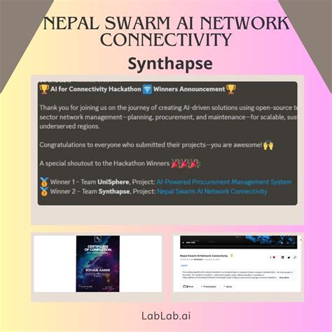 Winner Ai Connectivity Hackathon Teams Worldwide Nepal Swarm