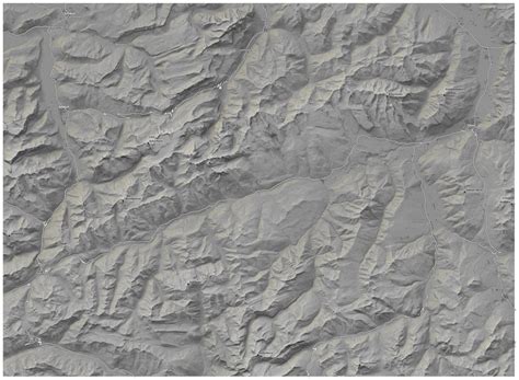 A Shaded Relief Made In Qgis And Photoshop With A Very Basic Vector Layer On Top Any