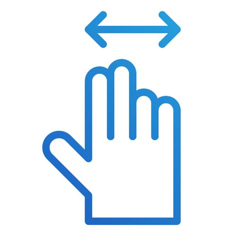 Horizontal Arrow Toempong Gradient Icon Horizontal Arrow Toempong Gradient Icon
