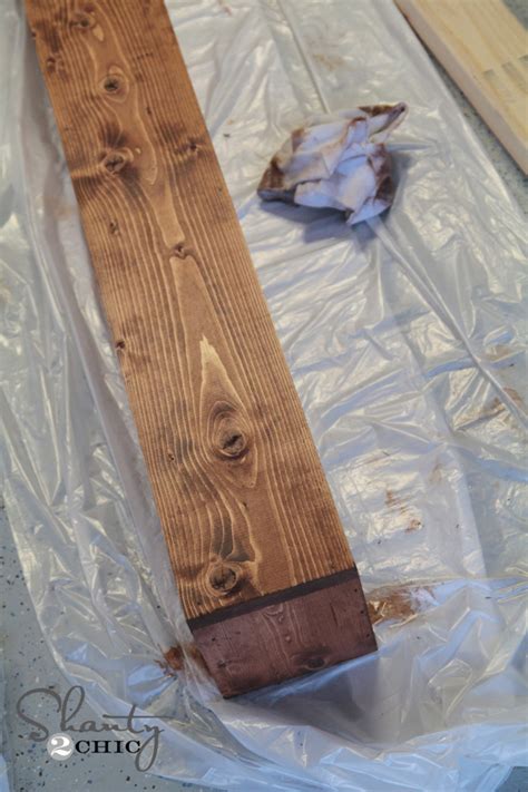 DIY Floating Rustic Shelf Or Mantle Shanty 2 Chic