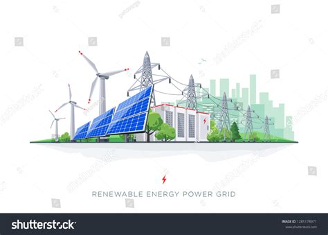 Smart Power Grid Images Stock Photos Vectors Shutterstock