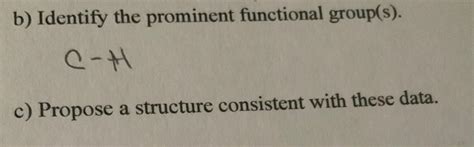 Solved 2 Infrared Spectroscopy Is A Useful Technique To