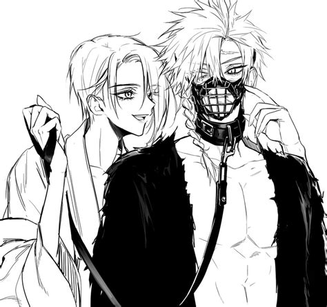 Aza Choubei And Rien Jigokuraku Drawn By Mono1010101 Danbooru