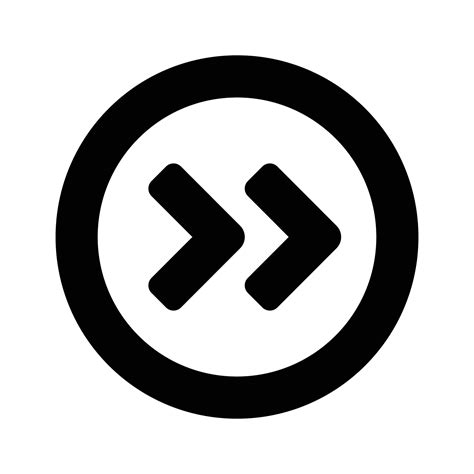 forward button icon design fast forward vector media button 30747399