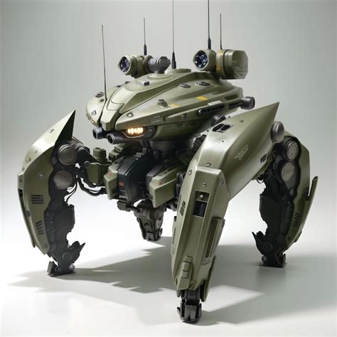 Premium AI Image Quadruped Mecha Robot
