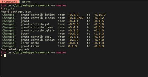 GitHub Tbranyen Salita Automatically Upgrade All NPM Dependencies