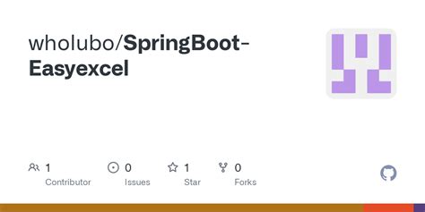 GitHub Wholubo SpringBoot Easyexcel