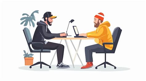 Professional Writer Creating Original Content Vs Plagiarist Copying Ideas Concept Premium Ai