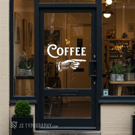 Hand Pointing Decal Js Typography Inc