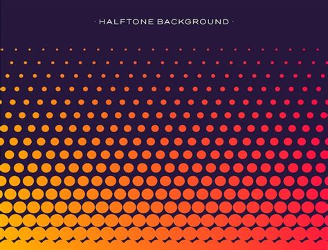 Premium Vector Colorful Halftone Effect Background Template