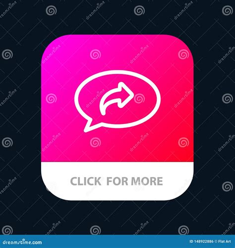 Basic Chat Arrow Right Mobile App Button Android And Ios Line