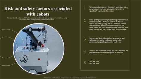 Revolutionizing Human Machine Collaboration Cobots Risk And Safety Factors Associated With