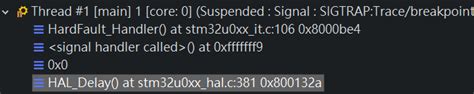 Solved Stm32u073 Tamper 4 Push Button Will Hardfault