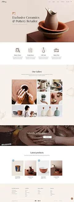 使用bridge Wordpress主题向您的陶器店展示详细信息！ Wordpress 网页设计 主题 布局 模板 设计 电子商务 Woocommerce 陶器 家居装饰 家居装饰 艺术 花瓣网