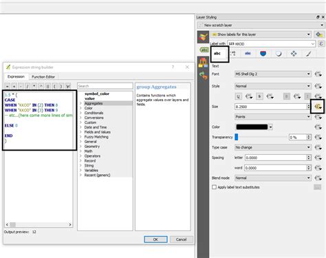 Labeling Scaling Text Size In QGIS Geographic Information Systems Stack Exchange