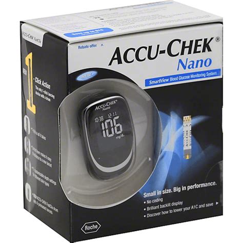 Accu Chek Nano Smartview Blood Glucose Monitoring System Grocery