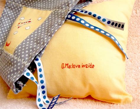 Подушка для малыша + дизайн вышивки / Pillow