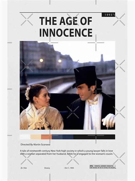 The Age Of Innocence Movie Poster Drama Romance Sticker For Sale By Lifeonthestage